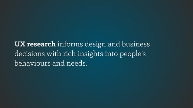 Why Research? | UX Talks 001 | PPT