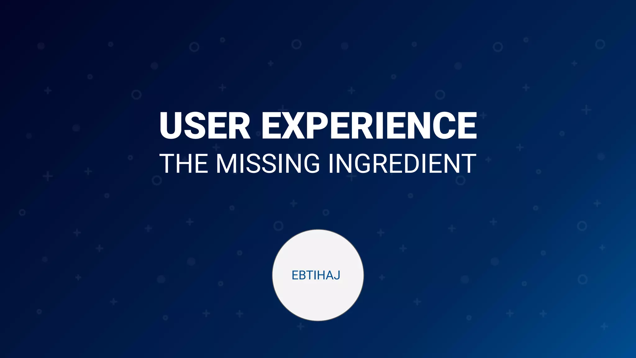 Introduction to User Experience and case studies from Pakistan | PDF