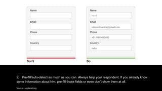 Ux tips for creating user friendly forms | PPT