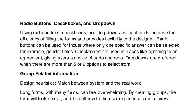 Ux tips to design better online forms | PPTX