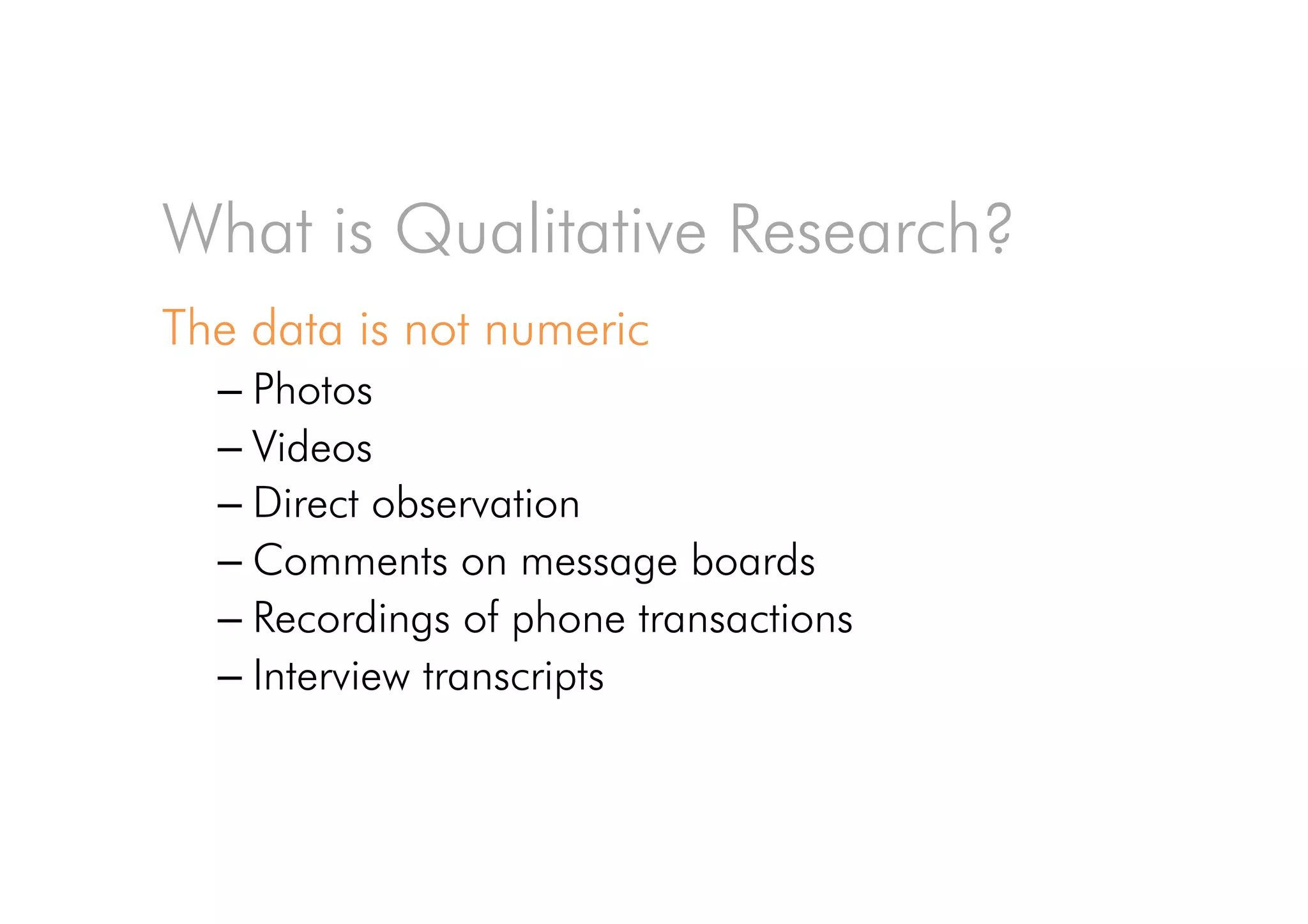 Qualitative Research Methods in UX design - Markus Heberlein | PPT