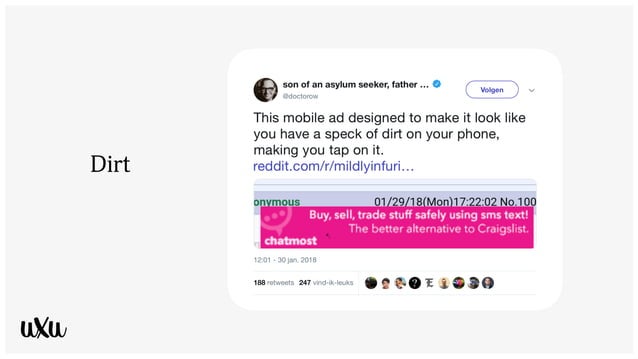 UXU - The Dark Side of UX | PPT