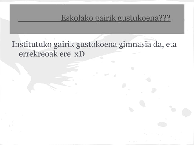 Uxue isusi presentasioa | PPT