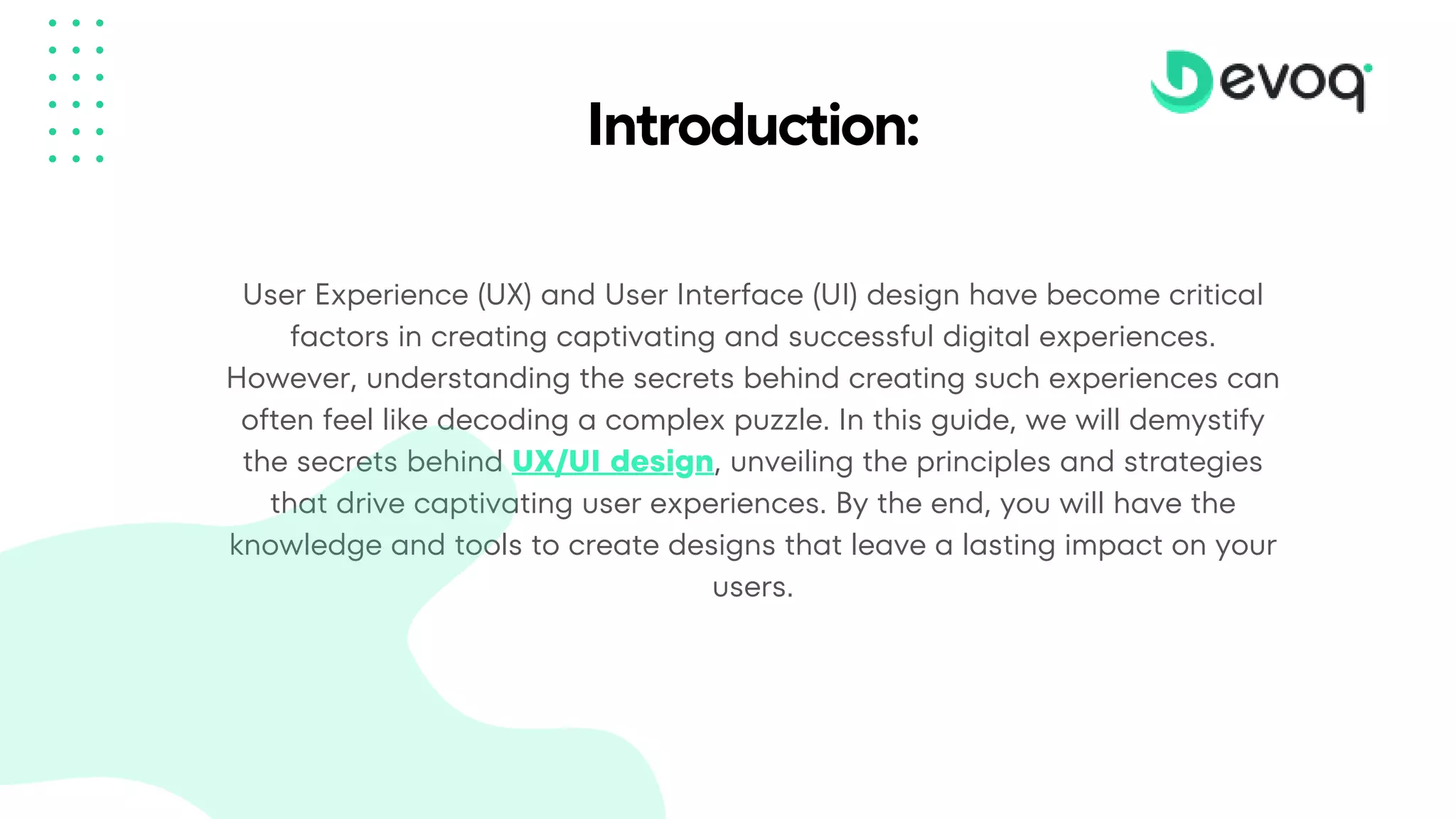 UX/UI Decoded: Demystifying the Secrets Behind Captivating User Experiences! | PPT
