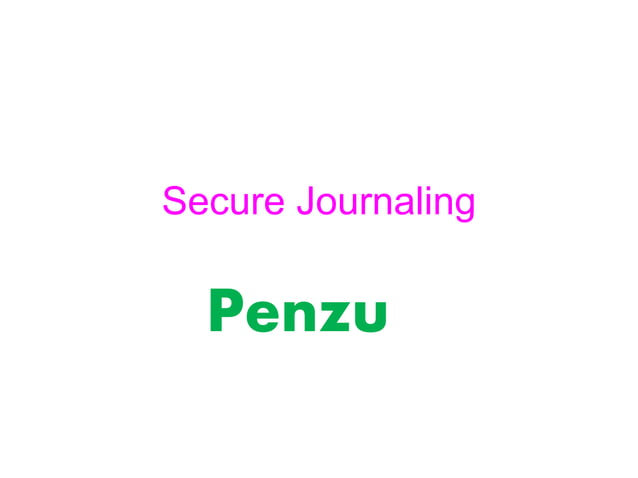 penzu | PPTX