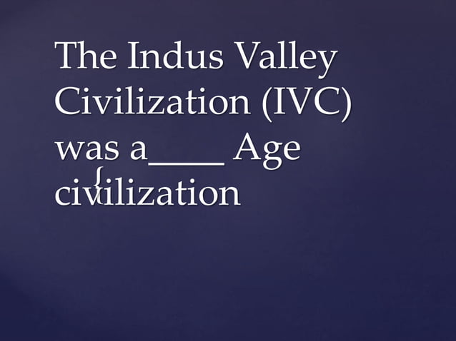 indus valley civilization quiz | PPTX