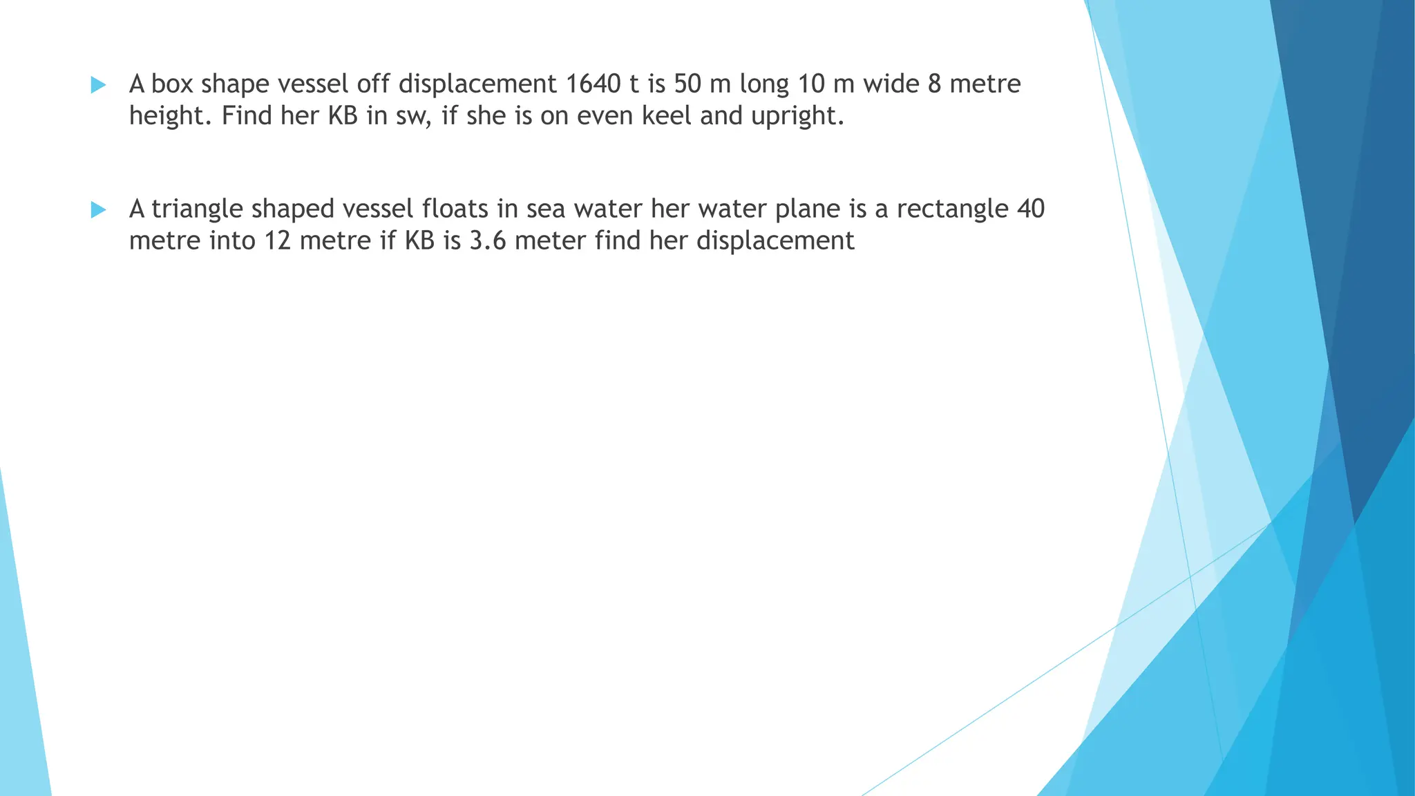 Marine BASICS of physics with example prblems | PPTX