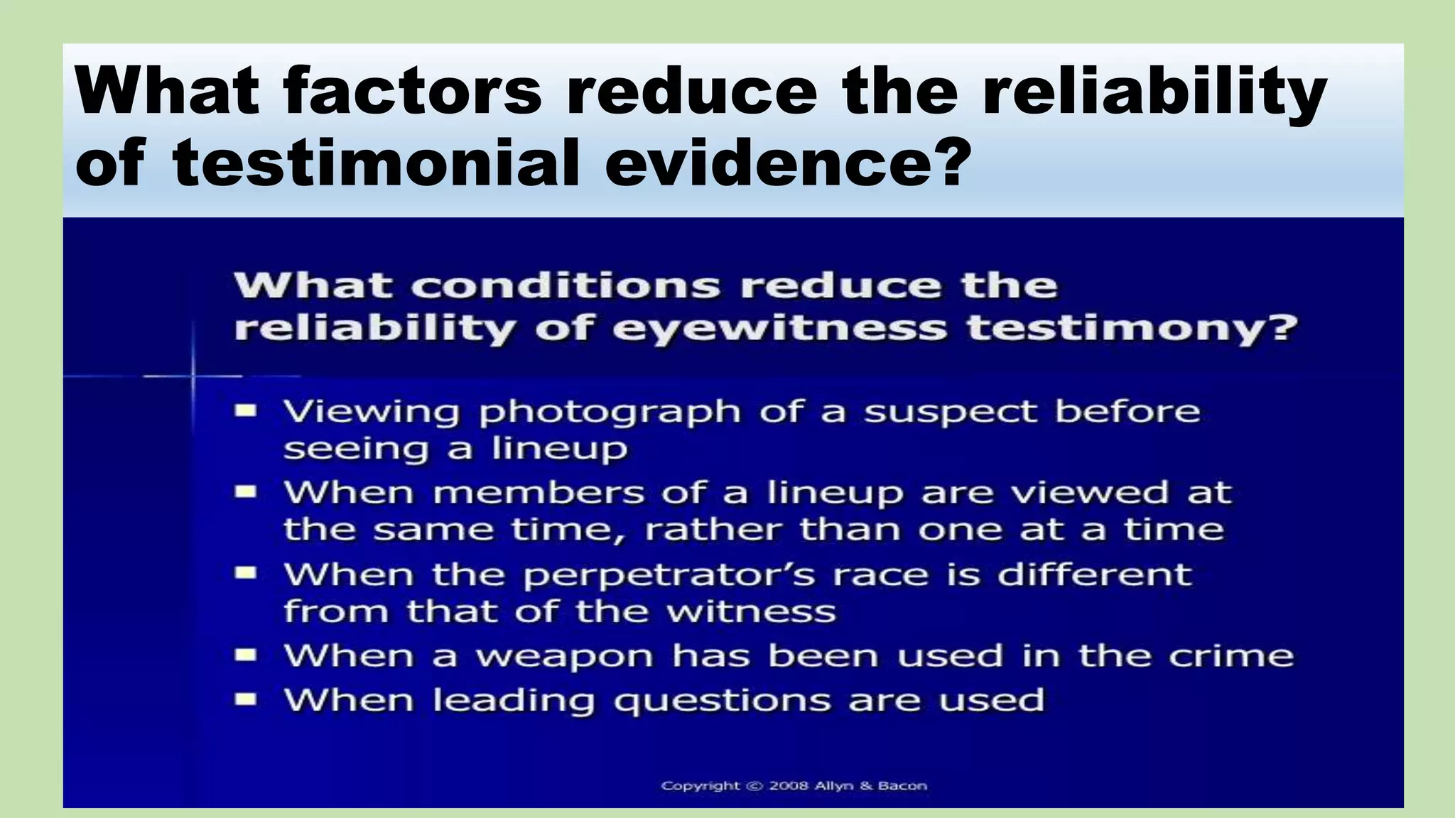 What is evidence | PPTX