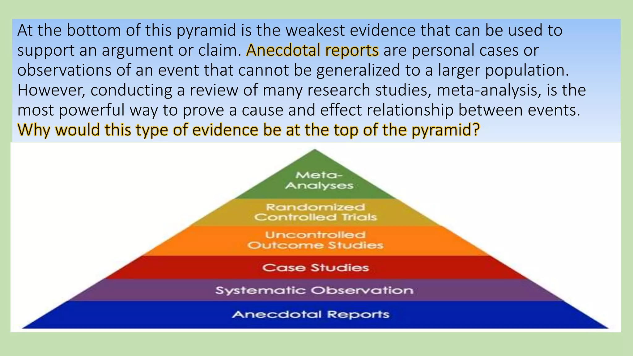 What is evidence | PPTX