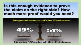 What is evidence | PPTX