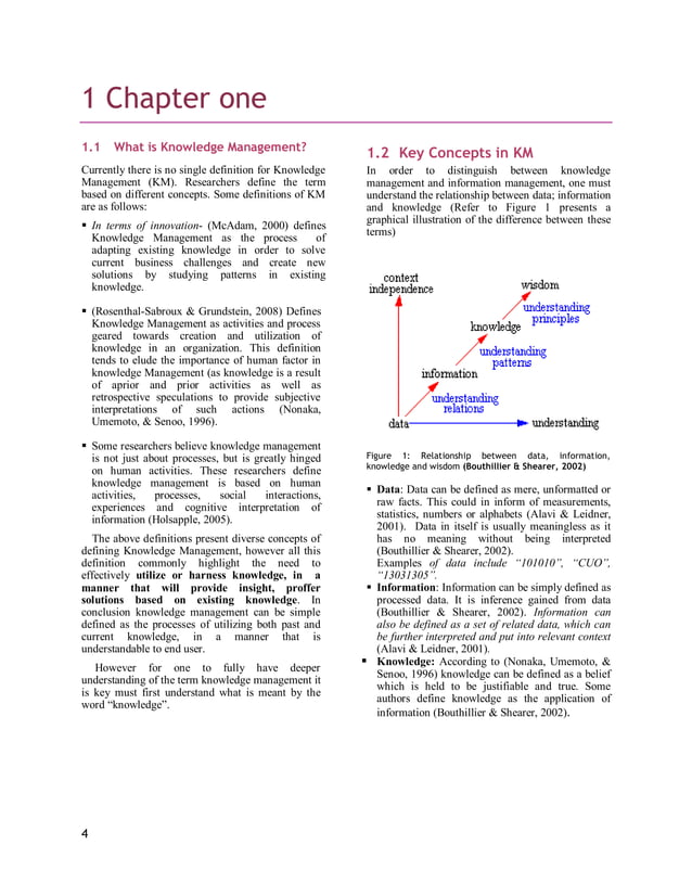 Concepts of Knowledge Management: Case Study -KPMG, Calibro,Knova | PDF