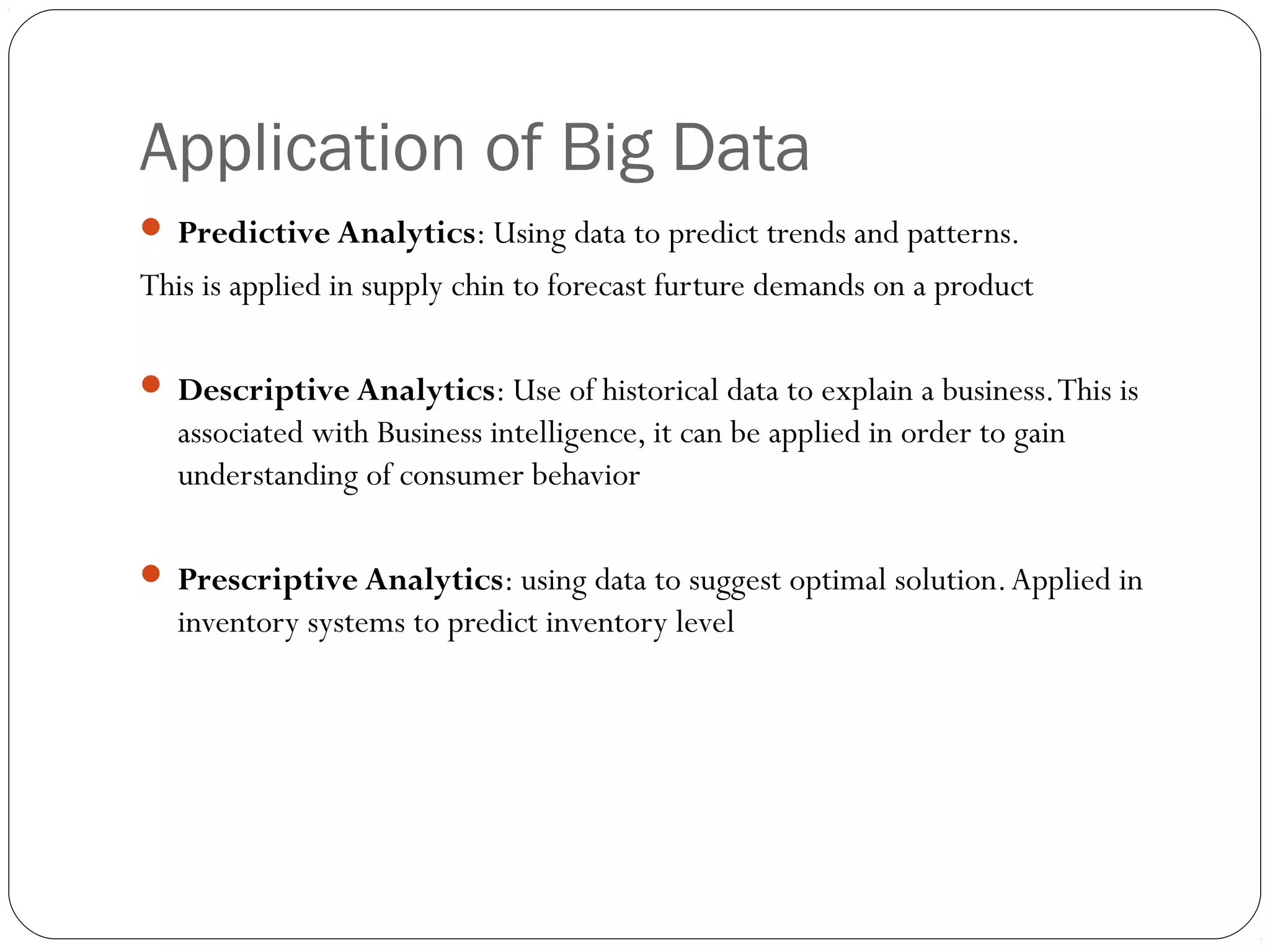 Big DataParadigm, Challenges, Analysis, and Application | PPT