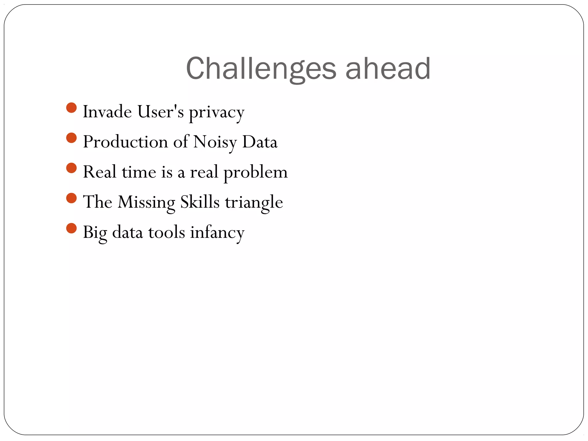 Big DataParadigm, Challenges, Analysis, and Application | PPT