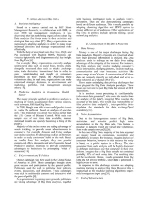 Big Data Paradigm - Analysis, Application and Challenges | PDF