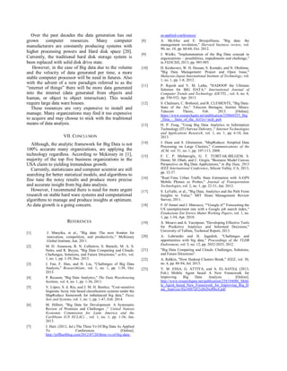 Big Data Paradigm - Analysis, Application and Challenges | PDF