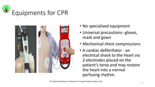Cardio Pulmonary Resuscitation - CPR HandsTraining | PPT