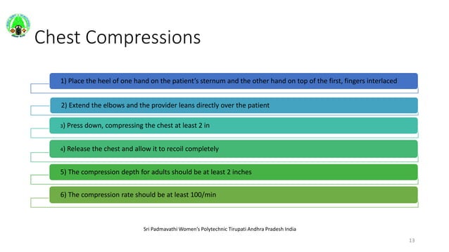 Cardio Pulmonary Resuscitation - CPR HandsTraining | PPT