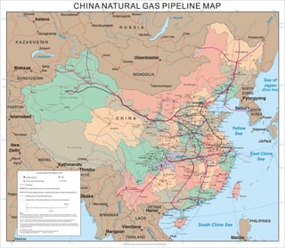 2nd edition china natural gas map | PPT