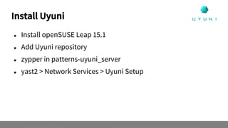 Uyuni - Introduction and how to manage CentOS | PDF