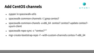 Uyuni - Introduction and how to manage CentOS | PDF