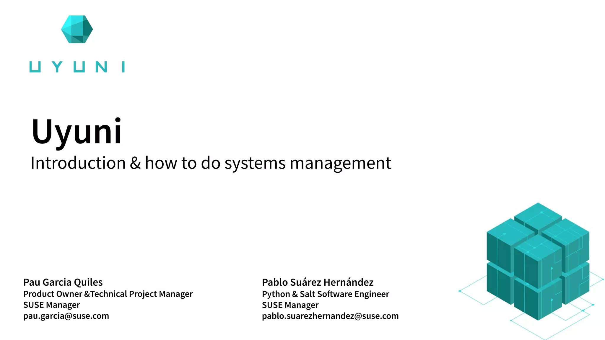 Uyuni: Introduction & how to do systems management | PDF