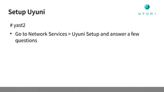 Uyuni: Introduction & how to do systems management | PPT