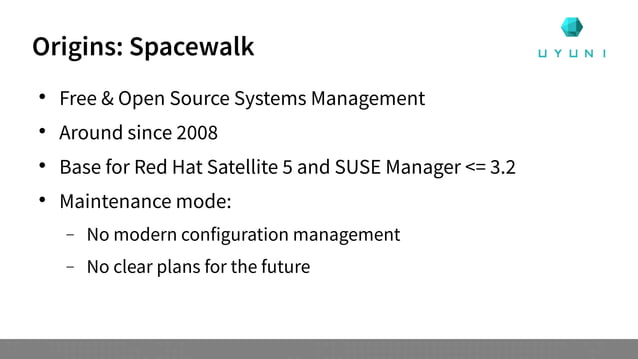 Uyuni: Introduction & how to do systems management | PDF