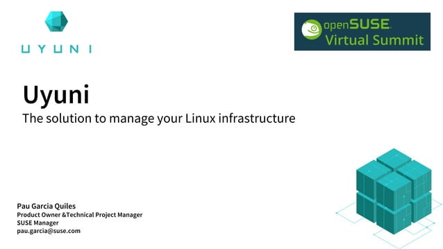 Uyuni, the solution to manage your IT infrastructure | PPT