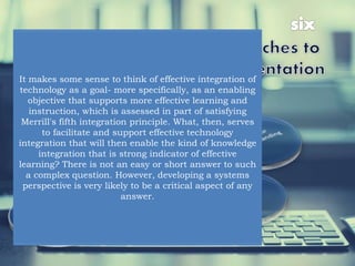 six Integrative Approaches to Planning and Implementation | PPTX ...