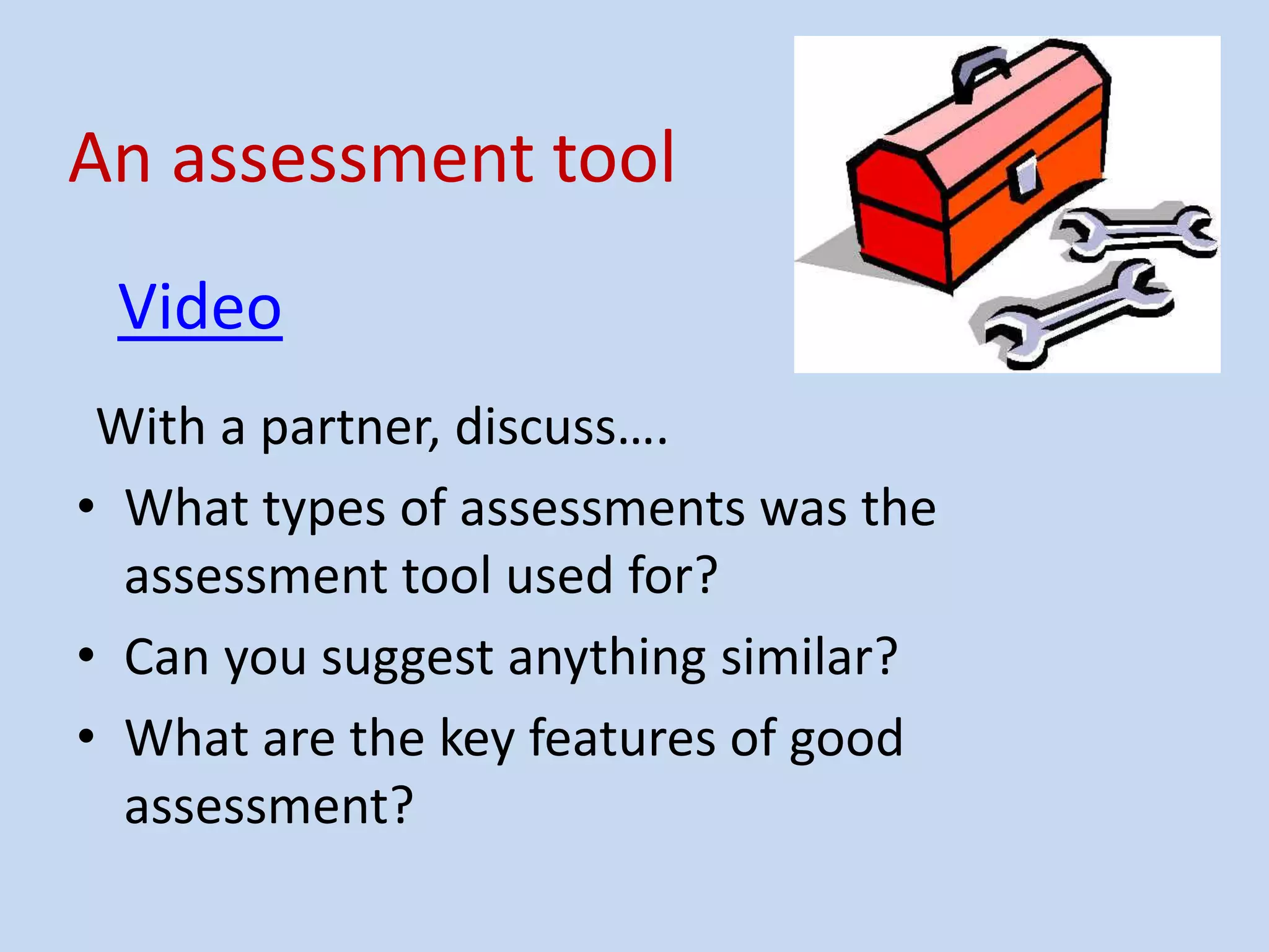 Why assessment? | PPTX