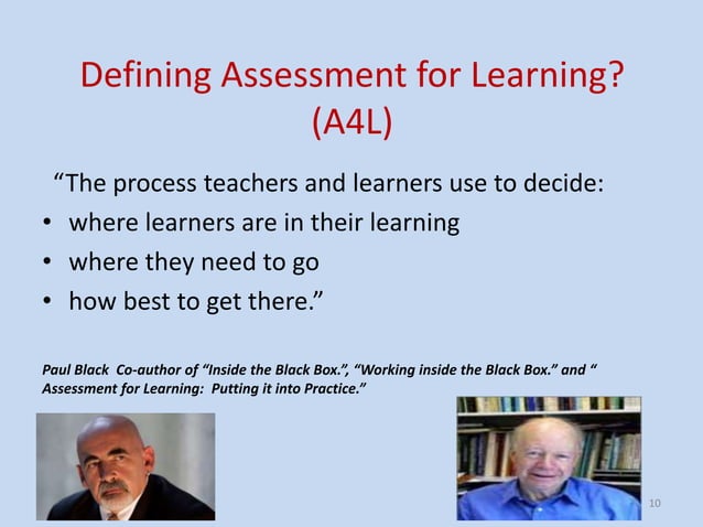 Why assessment? | PPTX | Educational Assessment | Education