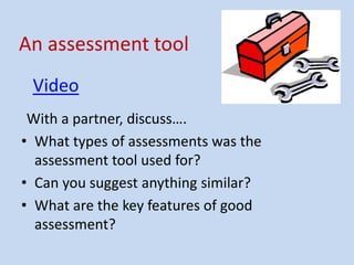 Why assessment? | PPTX