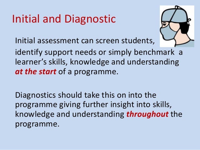 Why assessment?
