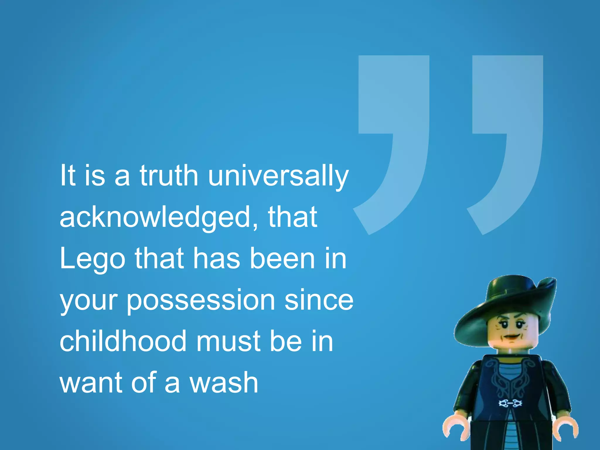 Lego in a washing machine | PPT