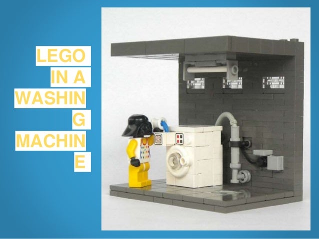 Lego in a washing machine