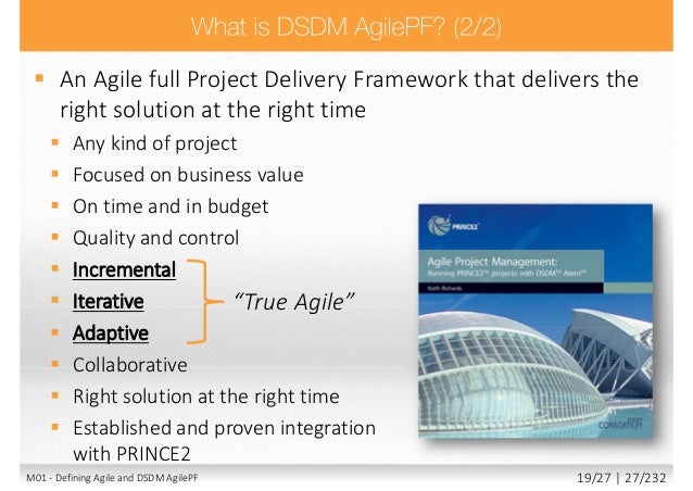 DSDM® AgilePF® - Agile Project Framework - Foundation