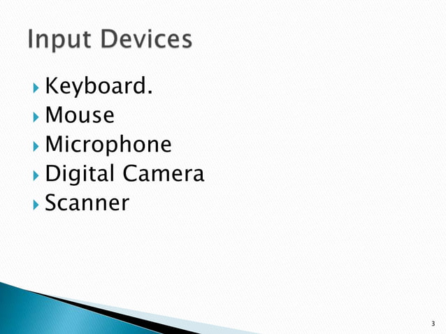 Chapter6 Input And Hardware Basic Information Technology Ppt