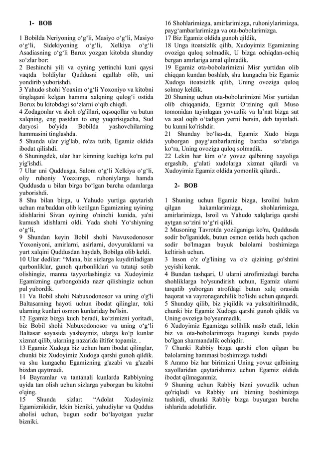 Uzbek - Book of Baruch.pdf