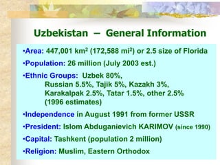 Uzbekistan_history.ppt | Islam | Religion & Spirituality