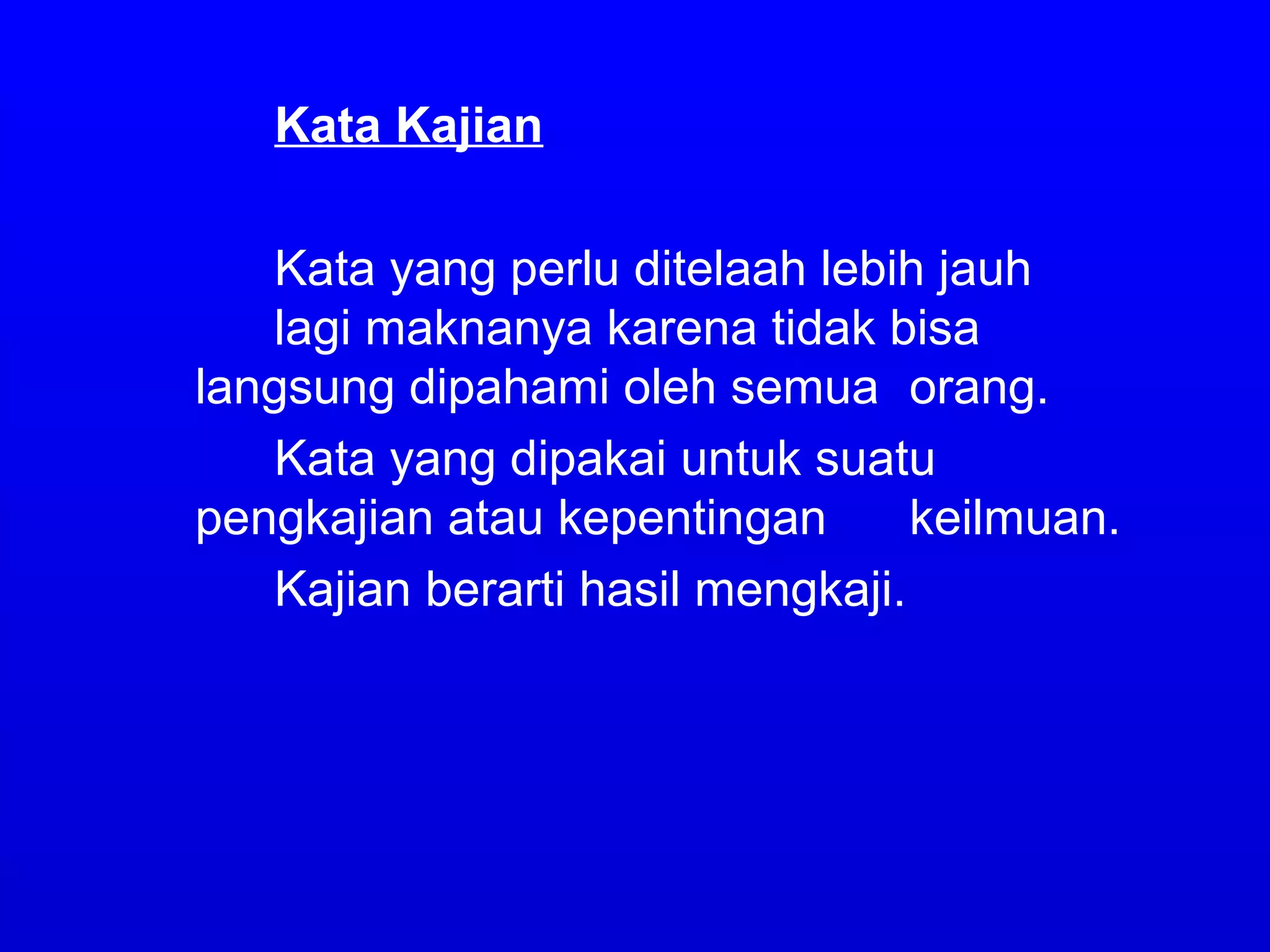 Kata kajian-dan-kata-populer | PPT