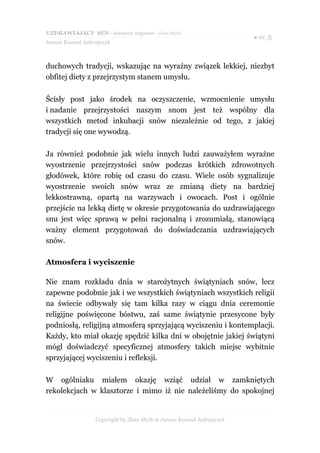 Uzdrawiający sen JANUSZ KONRAD JĘDRZEJCZYK | PDF | Buddhism | Religion ...