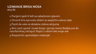 Uzimanje uzoraka sterilnim brisom | PPTX