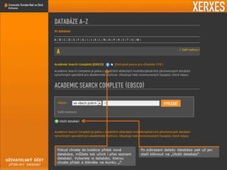 Uživatelský účet XERXES | PPT