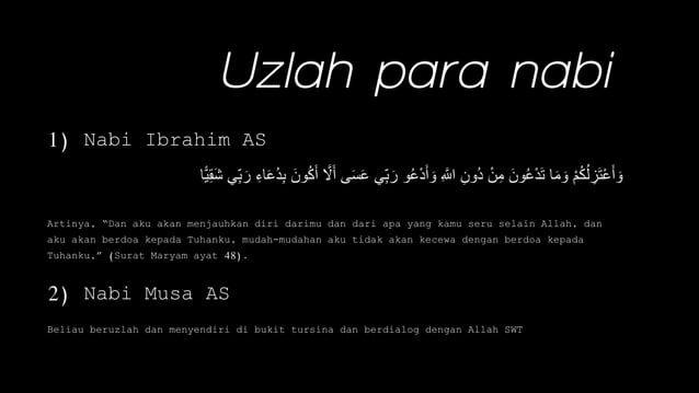 Uzlah & tafakur | PPTX