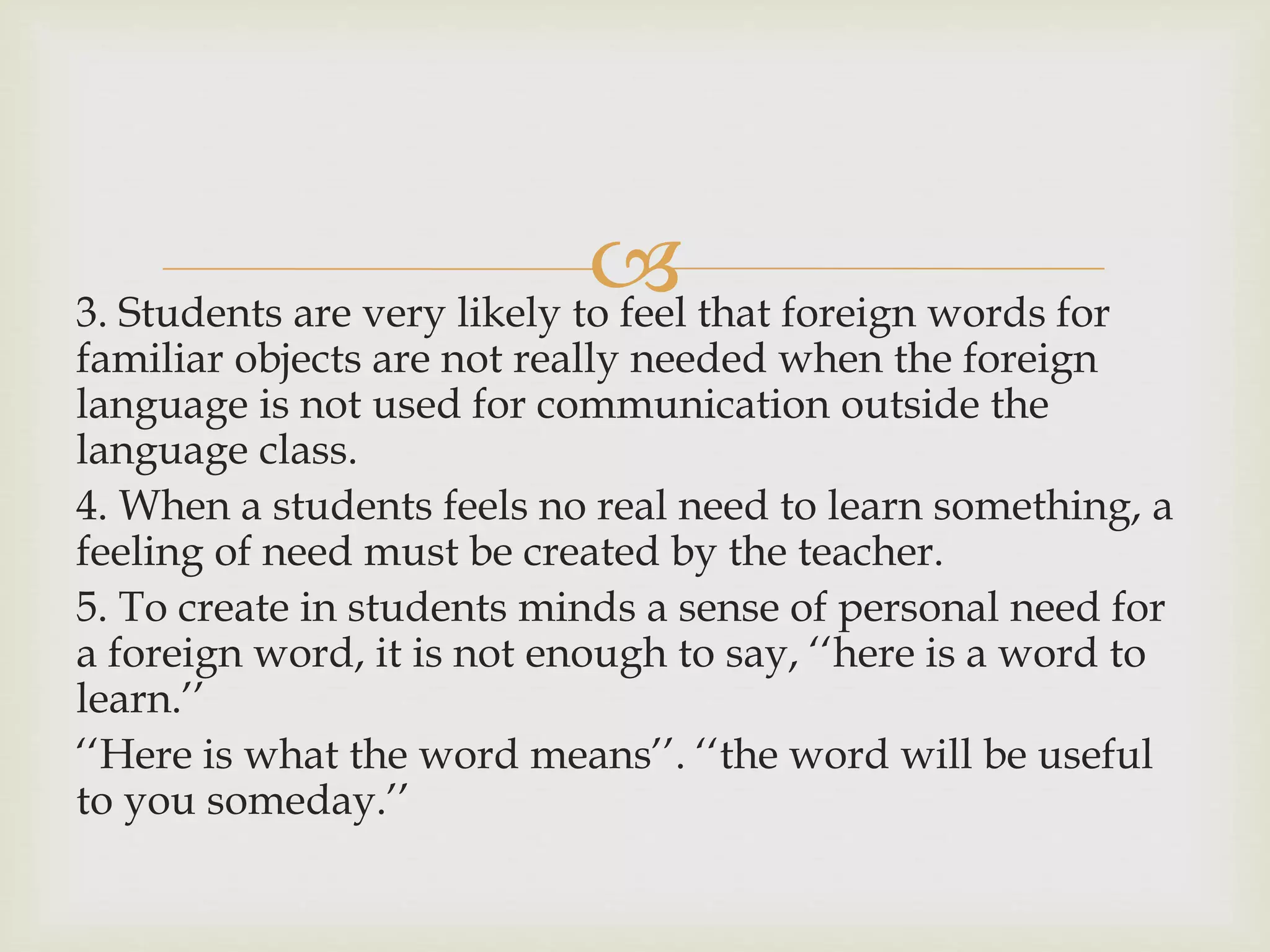 Vocabulary lesson for the first stage | PPTX