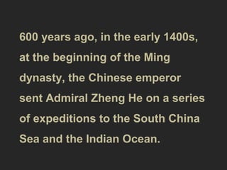 Introductory slide show zheng he | PPT