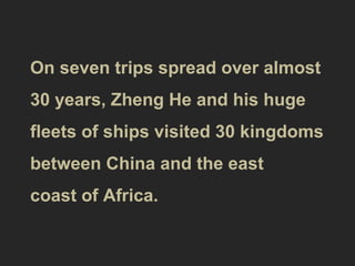 Introductory slide show zheng he | PPT