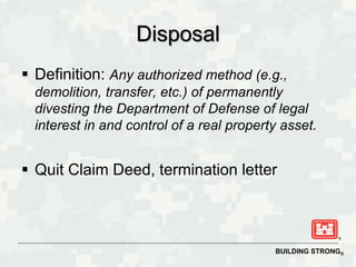 US Army Real Estate Holdings in Hawaii | PPTX