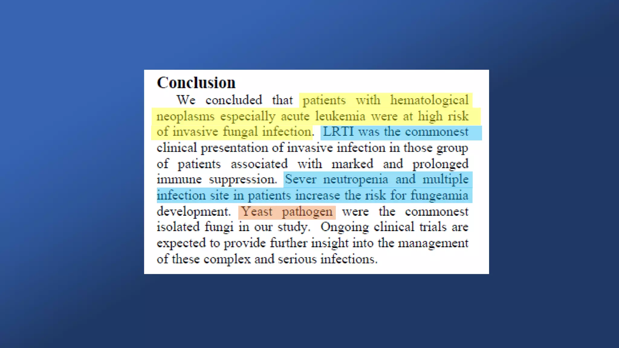 Invasive candidiasis the hidden cause of sepsis | PPT