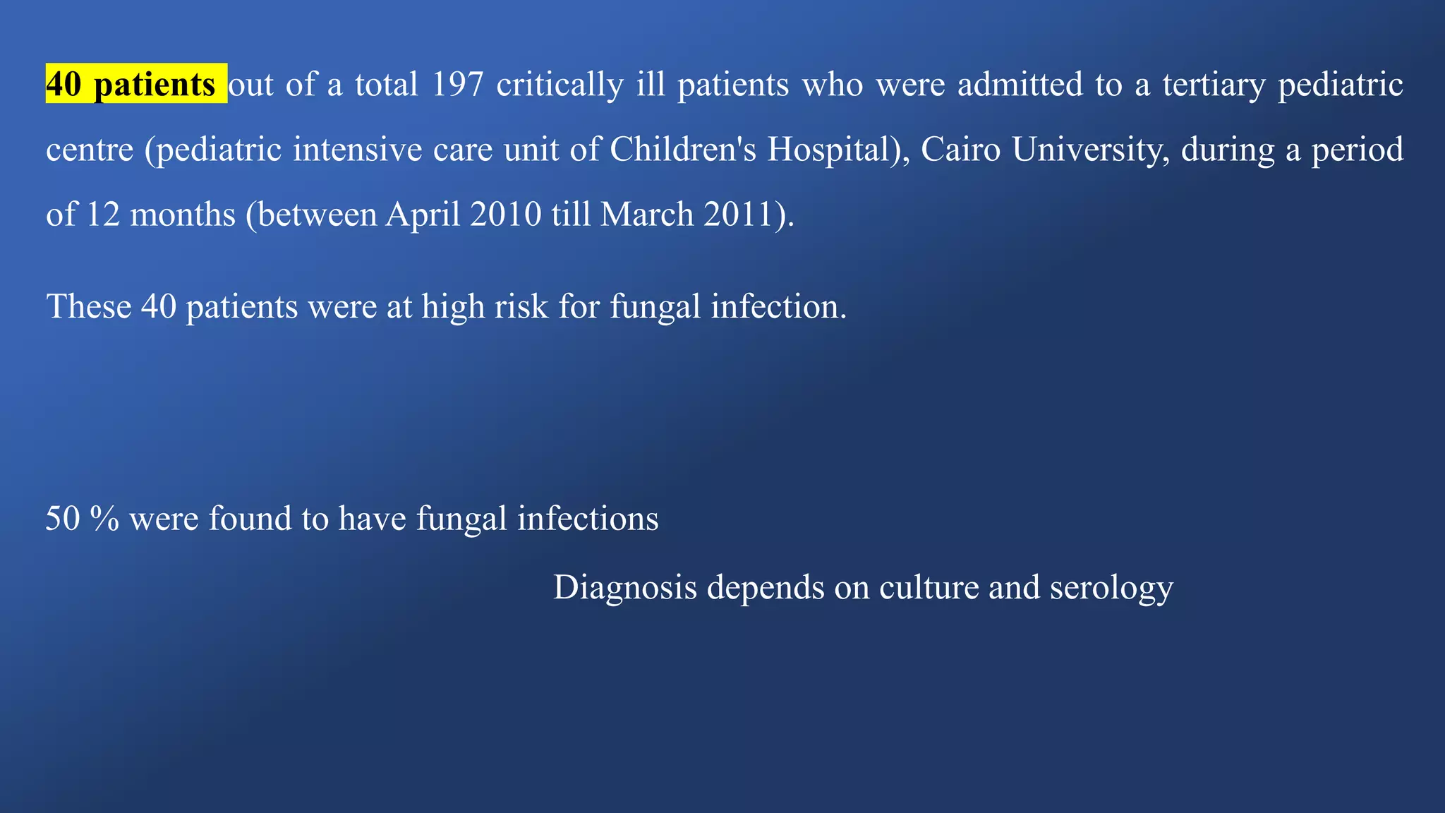 Invasive candidiasis the hidden cause of sepsis | PPT